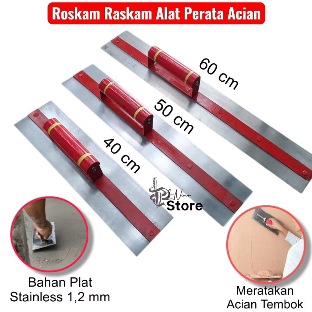 Jual Roskam Raskam Perata Acian Tembok Plaster/ Raskam + Penguat ...