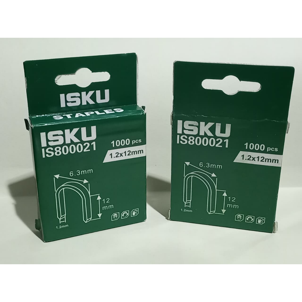 Jual ISKU Staple 3 Jenis Paku Staple Refill/Stapler Staple Gun Nail ...