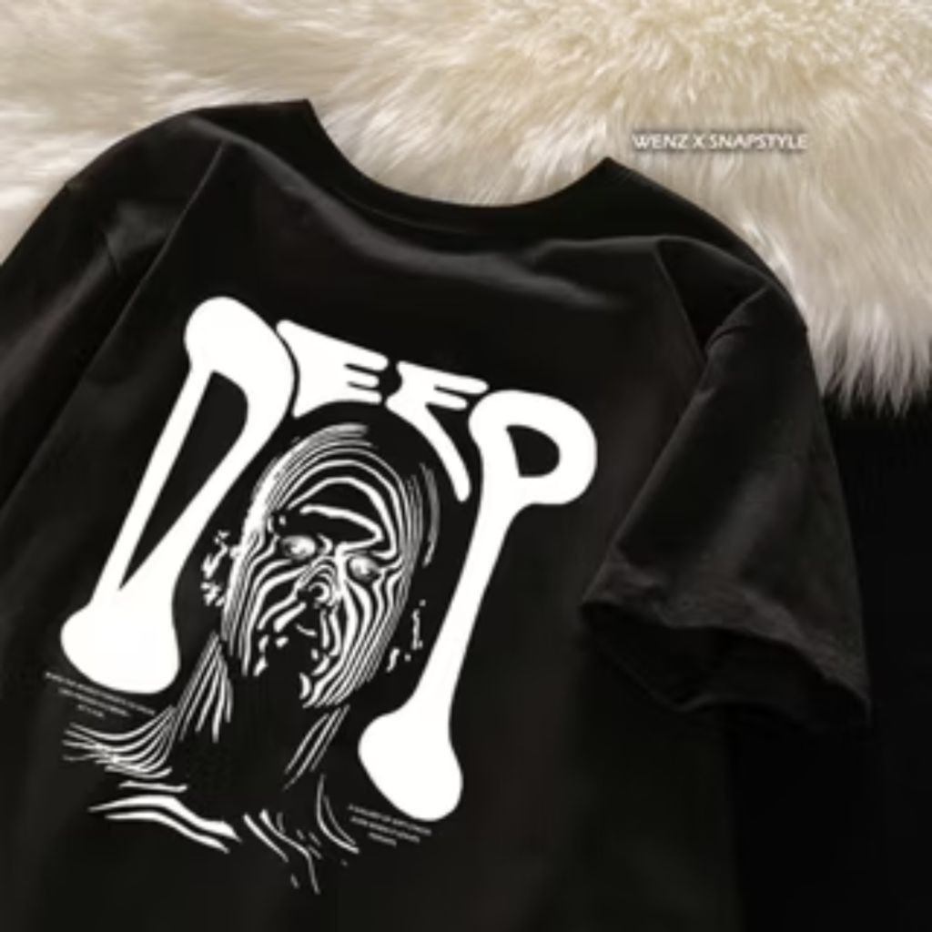 Jual Kaos Distro Deep Trippy Vintage Streetwear - Atasan Unisex Pria ...
