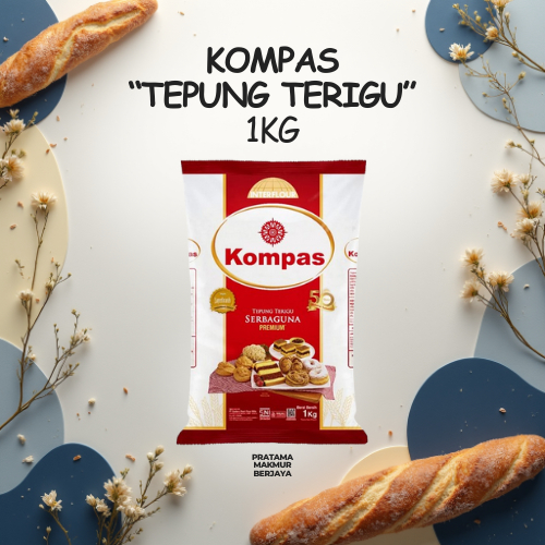 Jual KOMPAS TEPUNG TERIGU SERBAGUNA PREMIUM 1KG | Shopee Indonesia