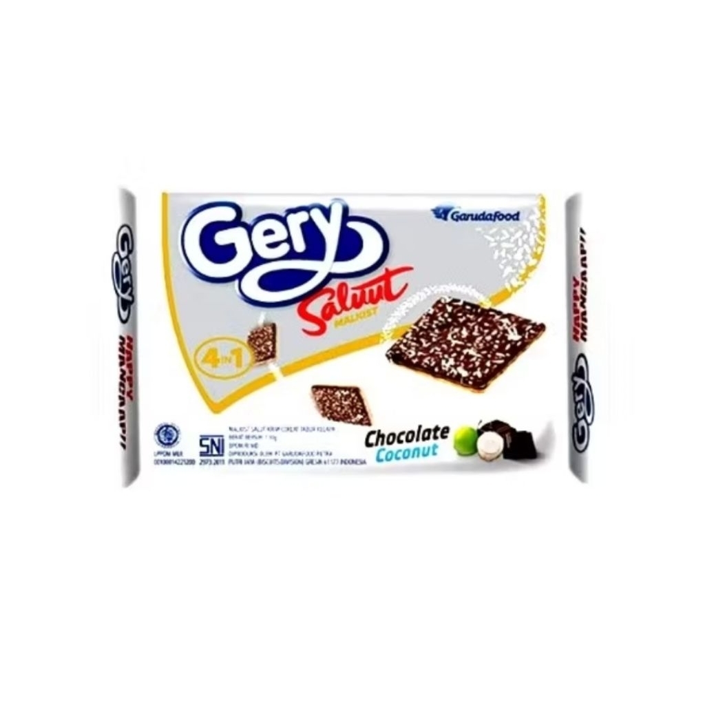 Jual GERY SALUUT MALKIST COKLAT KELAPA DUS (30X105g) | Shopee Indonesia