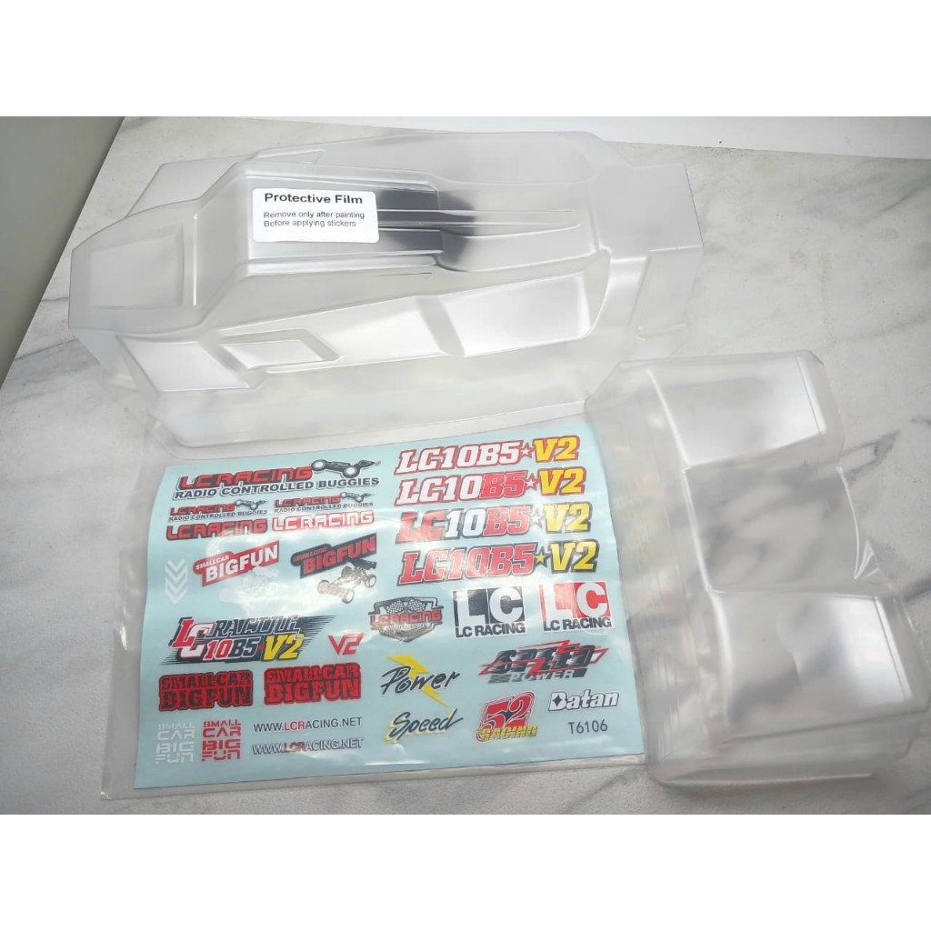 Jual LC Racing - LC10B5 V2 Buggy Body/Rear Aero Wing (Light Weight ...