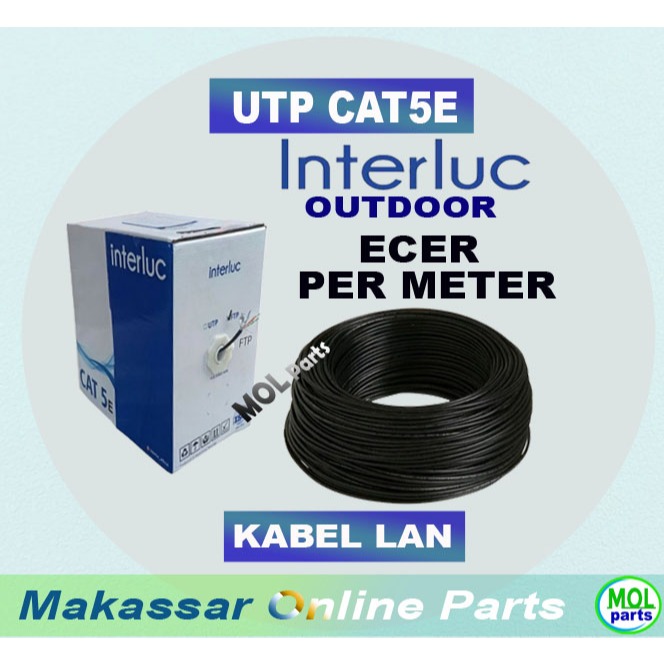 Jual Kabel LAN Kabel FTP Cat5e Cat 5e Jual Eceran Per Meter Outdoor ...