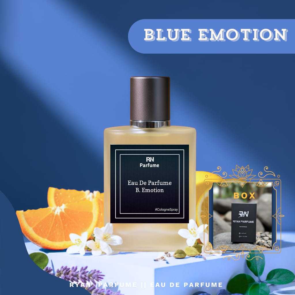 Jual Blue Emotion Parfume Pria Aroma Segar, Maskulin, Citrus Aromatic ...