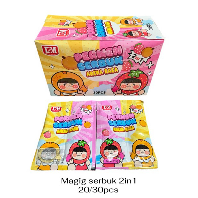 Jual PERMEN SERBUK MAGIG JELLY ISI 30PCS | Shopee Indonesia
