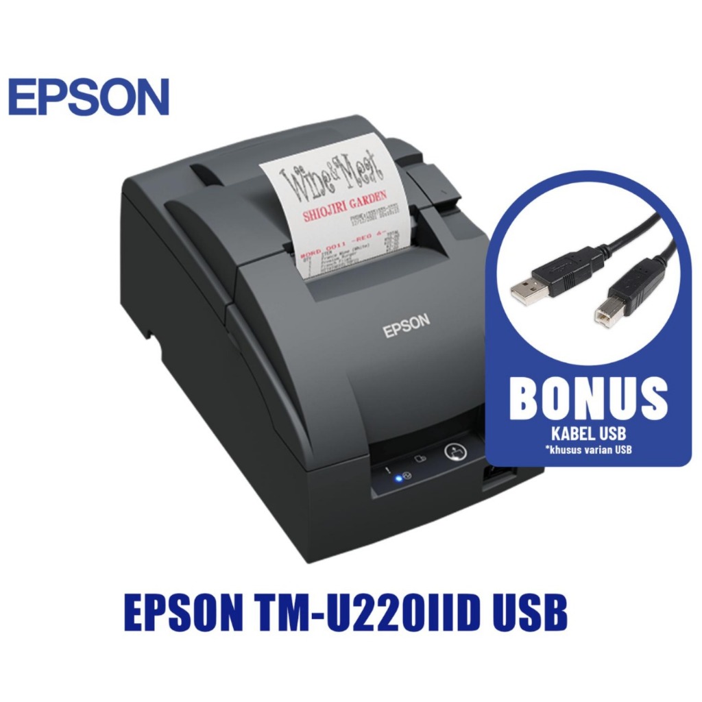 Jual Epson TM-U220IID Printer POS Kasir Dot Matrix 220IID Cetak Struk ...