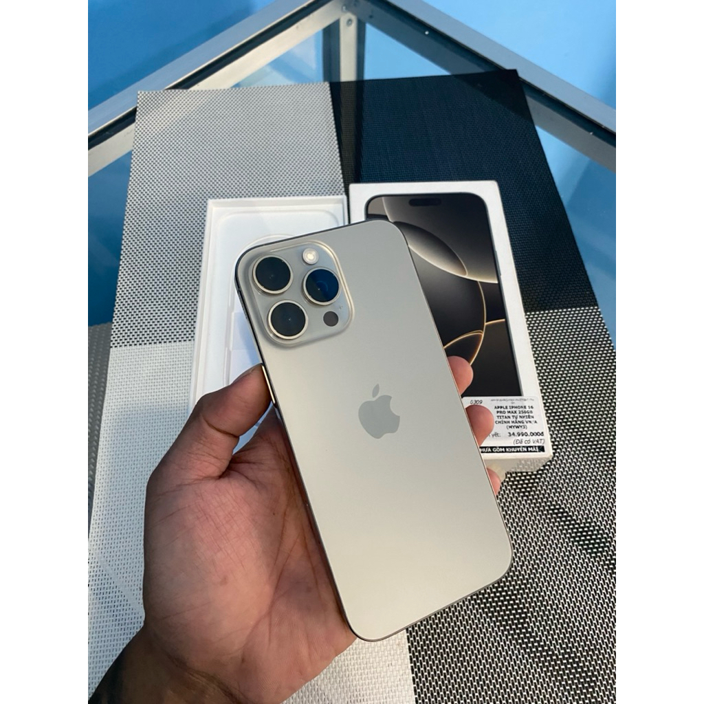 Jual iphone 16 promax 256gb inter all operator mulus fulset original ...