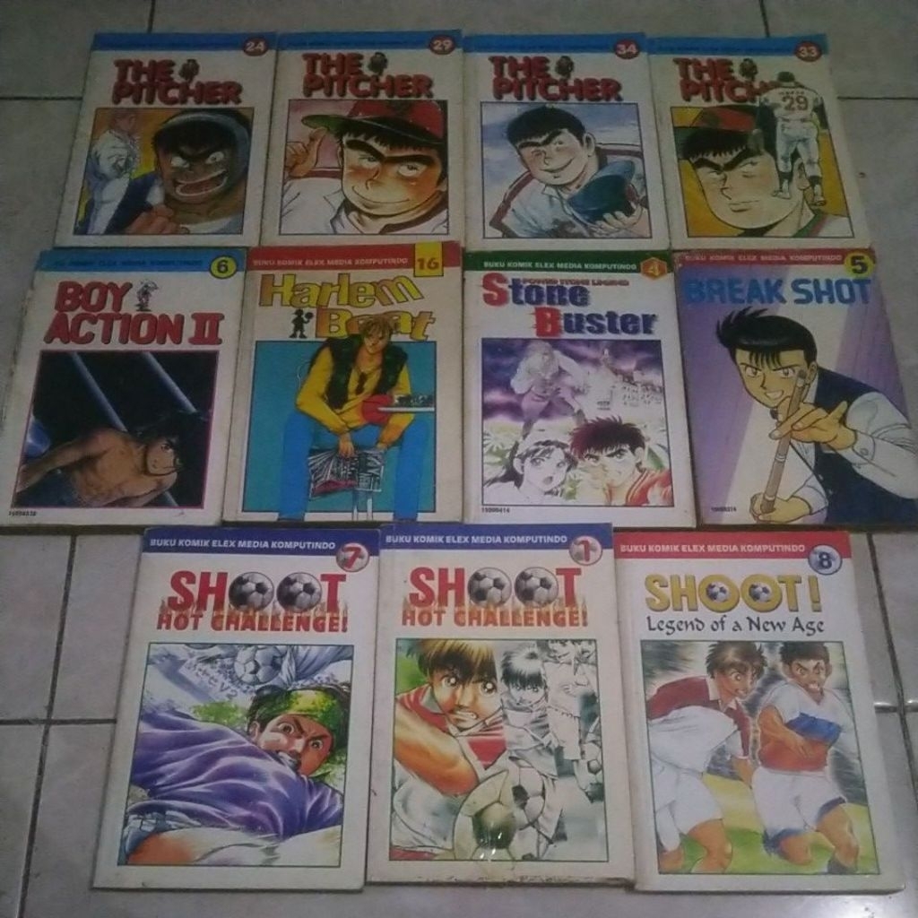 Jual Komik The Pitcher , Boy Action II ,Harlem beat,Stone Buster ,Break ...