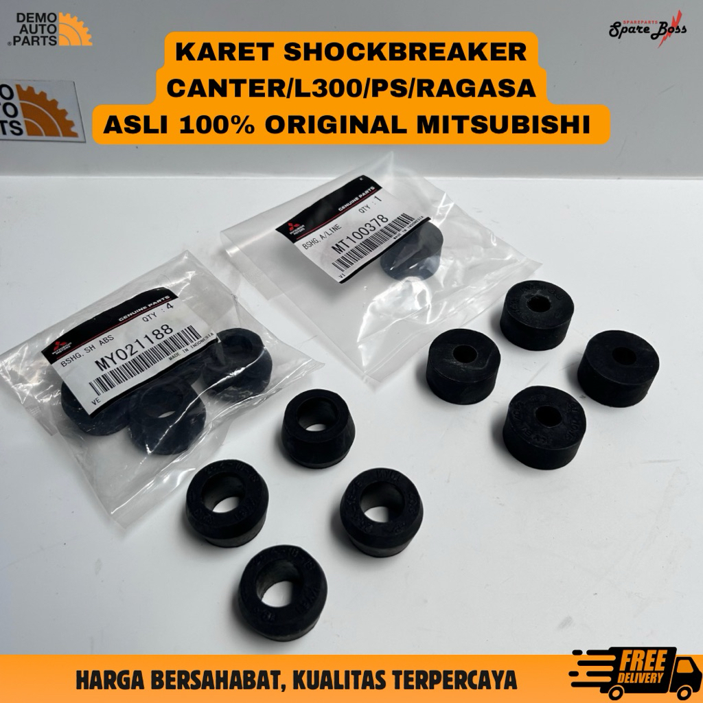 Jual KARET SHOCKBREAKER DEPAN BELAKANG CANTER L300 PS120 RAGASA T120SS ...