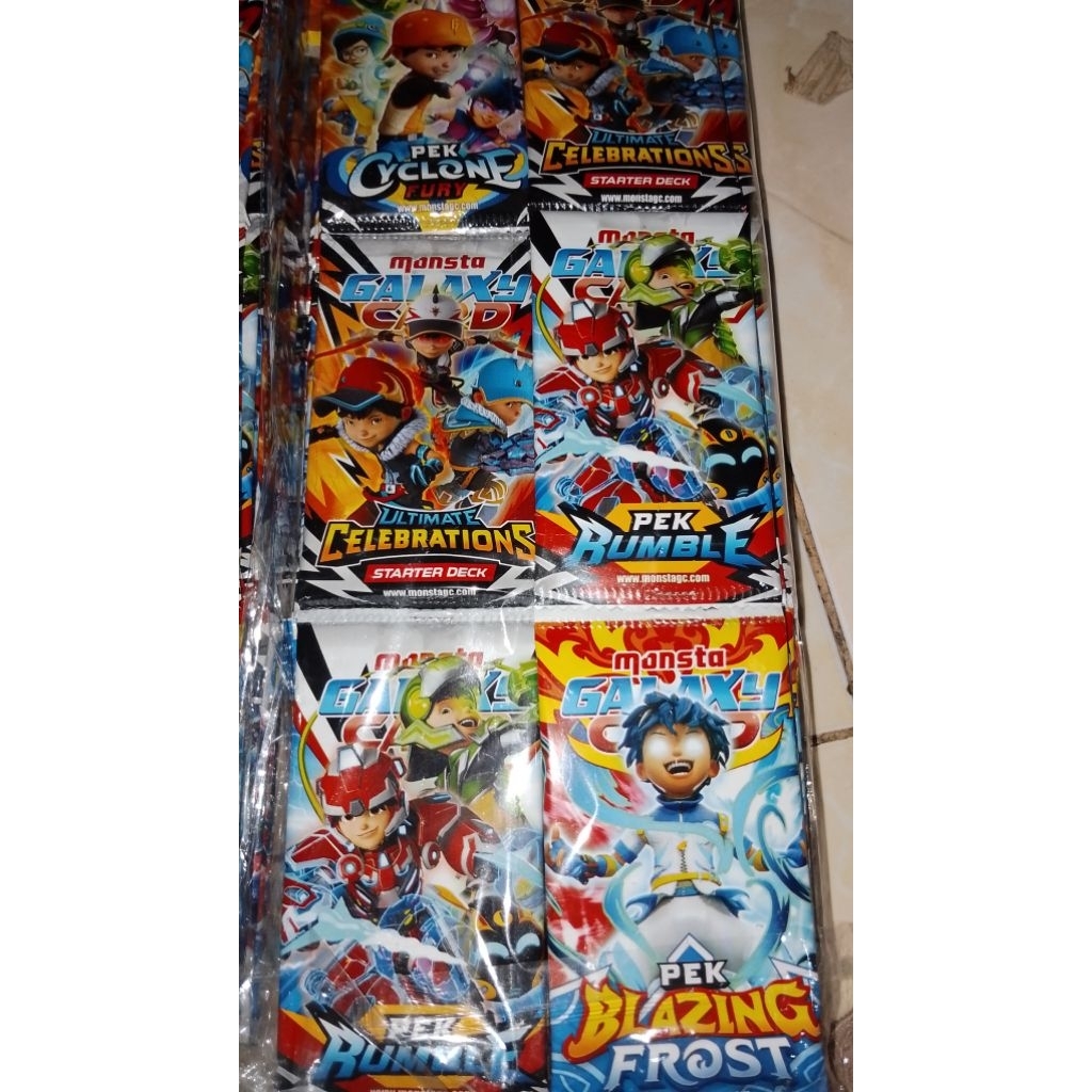Jual kartu Boboi/kartu monsta boboy/kartu boboy seri baru | Shopee ...