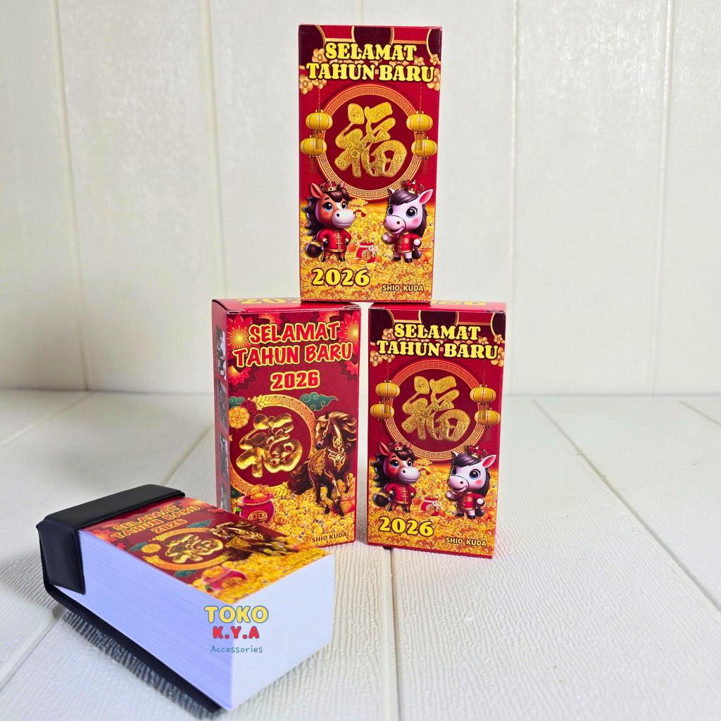 Jual KALENDER HARIAN MINI / KALENDER MOBIL TAHUN 2026 ADA TEMPELAN ...
