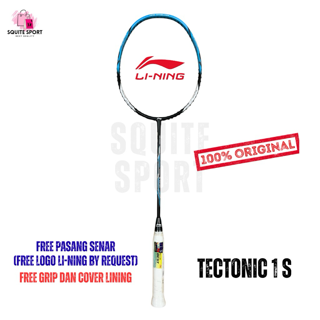 Jual RAKET LINING TECTONIC 1S ORIGINAL BADMINTON/Raket smash / sonic ...