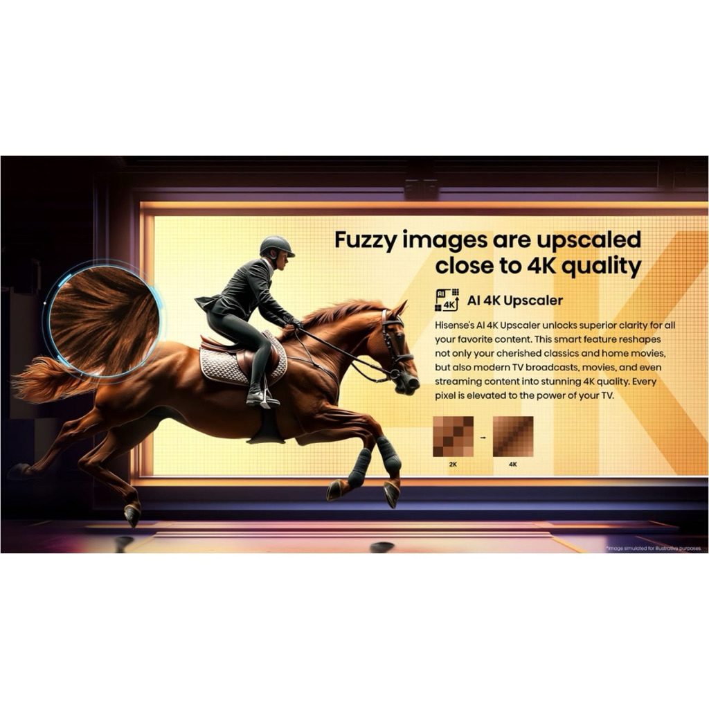 Jual Hisense 55 inch QLED 4K Vidaa tv 55Q6Q AI TV | Shopee Indonesia