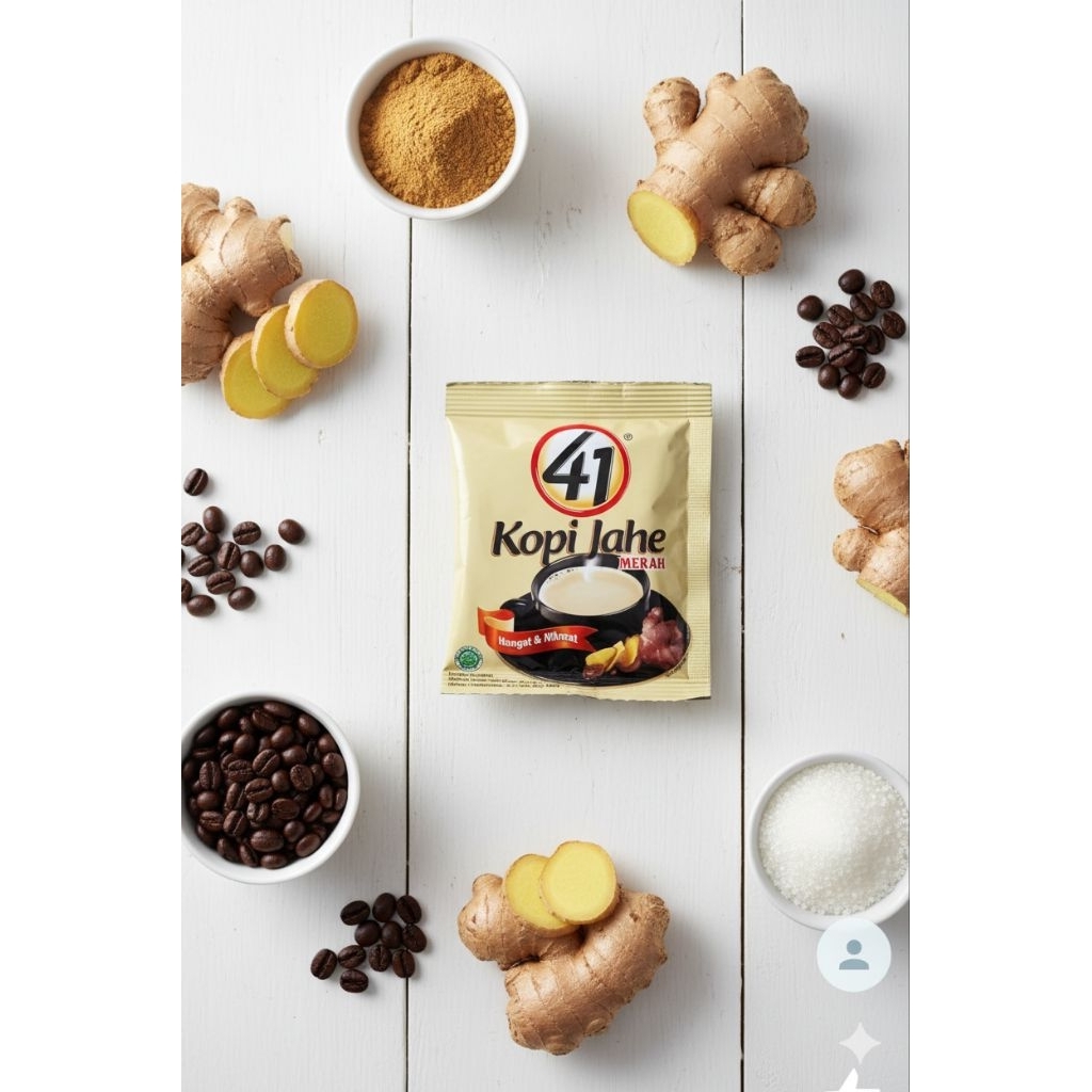 Jual KOPI Jahe 41 plus Herbal kopi Jahe Merah Renteng | Shopee Indonesia