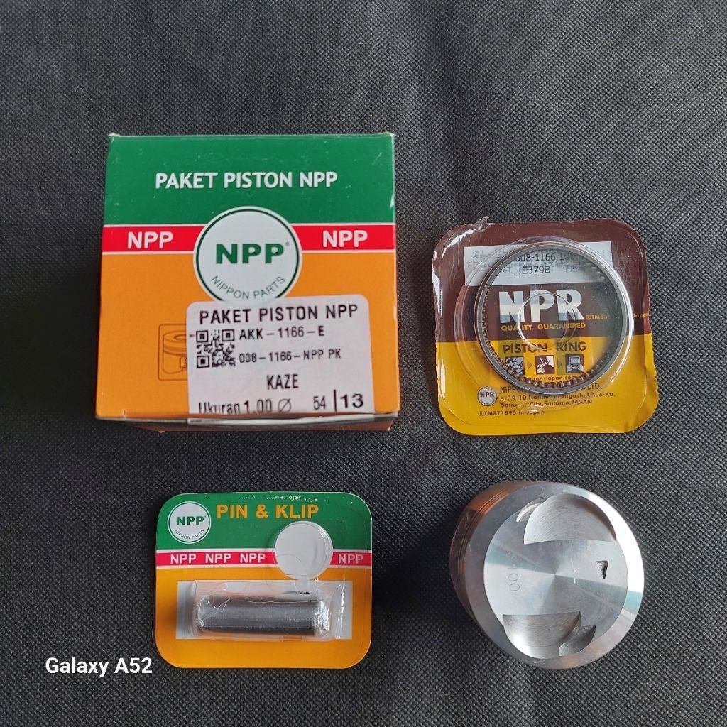 Jual Piston Kit Ring Seher KAZE NPP Custom.PNP Supra 125 Kirana 125 ...