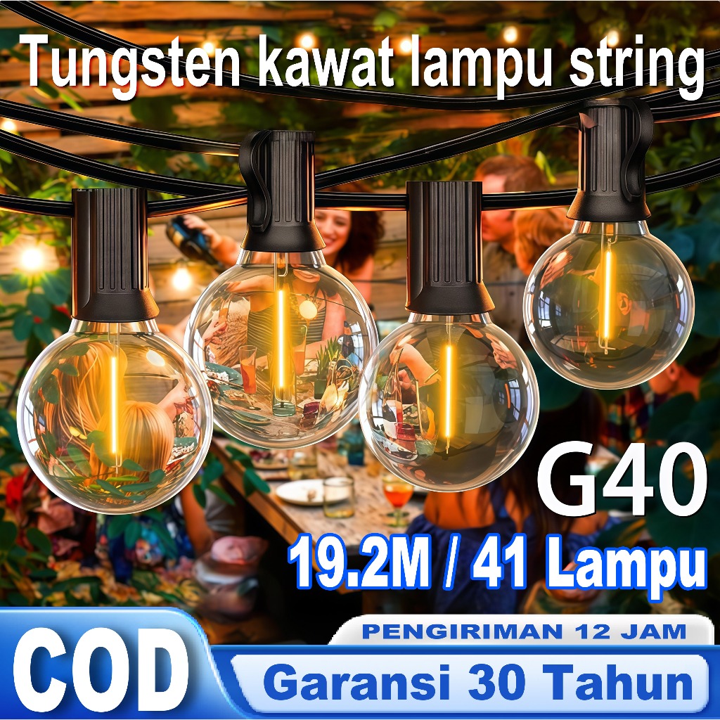 Jual [garansi 30 tahun] Lampu hias Lampu Tali LED Lampu Tali Tungsten ...