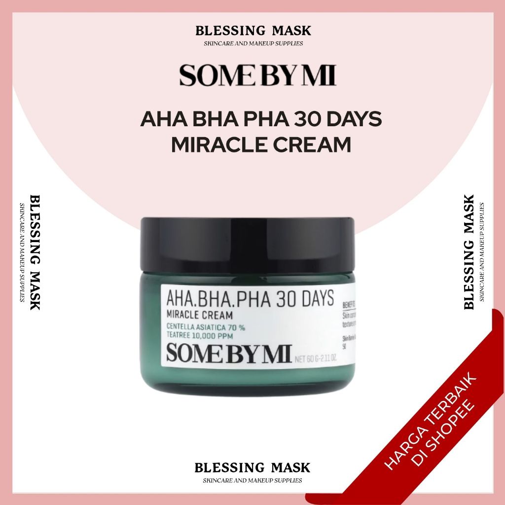 Jual SOMEBYMI AHA BHA PHA 30 DAYS MIRACLE CREAM - 60mL | 20gr | SOME BY ...