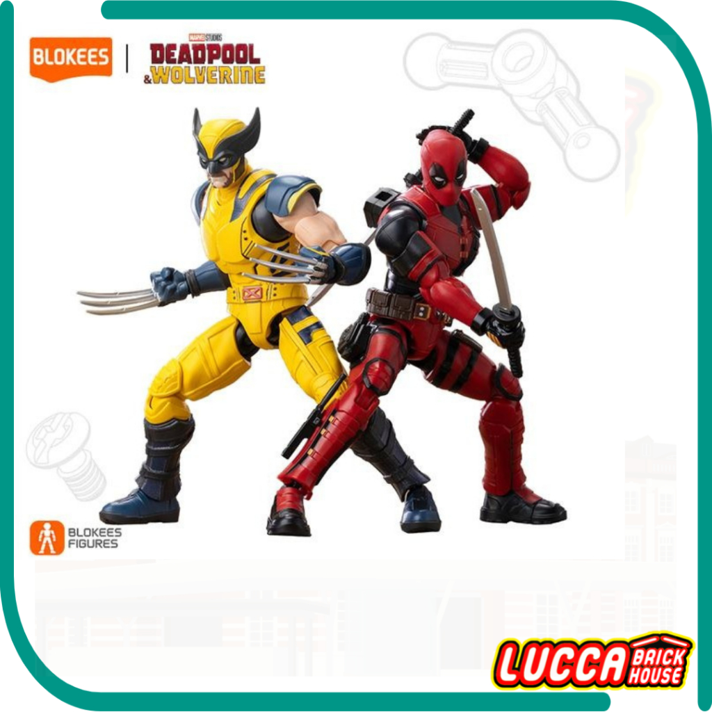 Jual Blokees Marvel Deadpool Wolverine Champion Class Koleksi Action ...