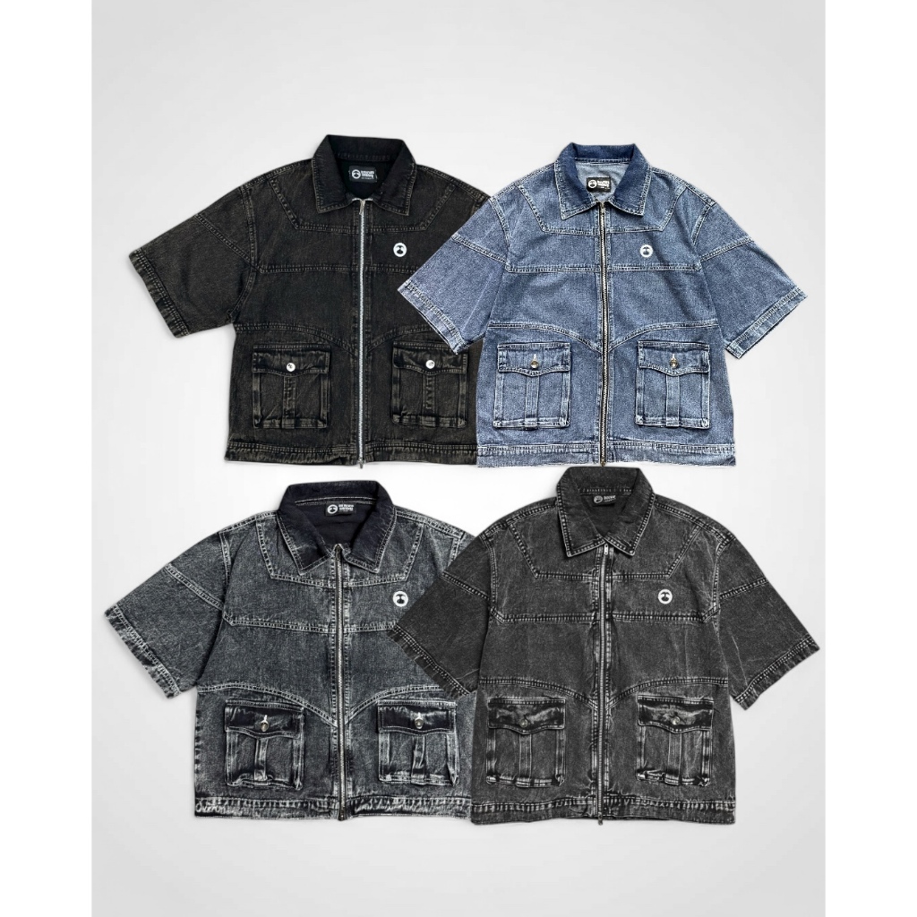 Jual Bawwa Santai - Kemeja Denim Washed Sandwash | Series Teach ...