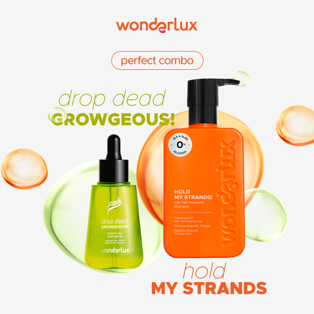 Jual Wonderlux Perfect Combo! - Rambut Lebat Anti Rontok [2PCS] Hold My ...