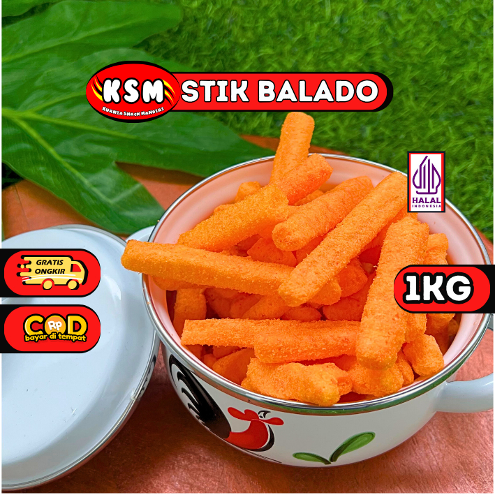 Jual KSM - STIK BALADO / STICK CIKI PEDAS MANIS / CIKI BALADO 1000Gr ...