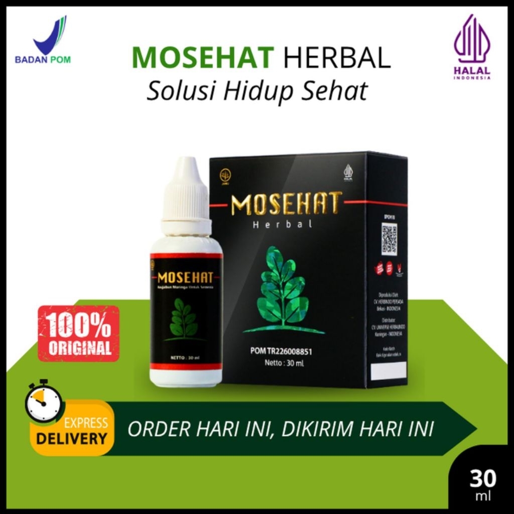 Jual Mosehat Herbal 100% Original Multi Khasiat Halal & BPOM | Shopee ...