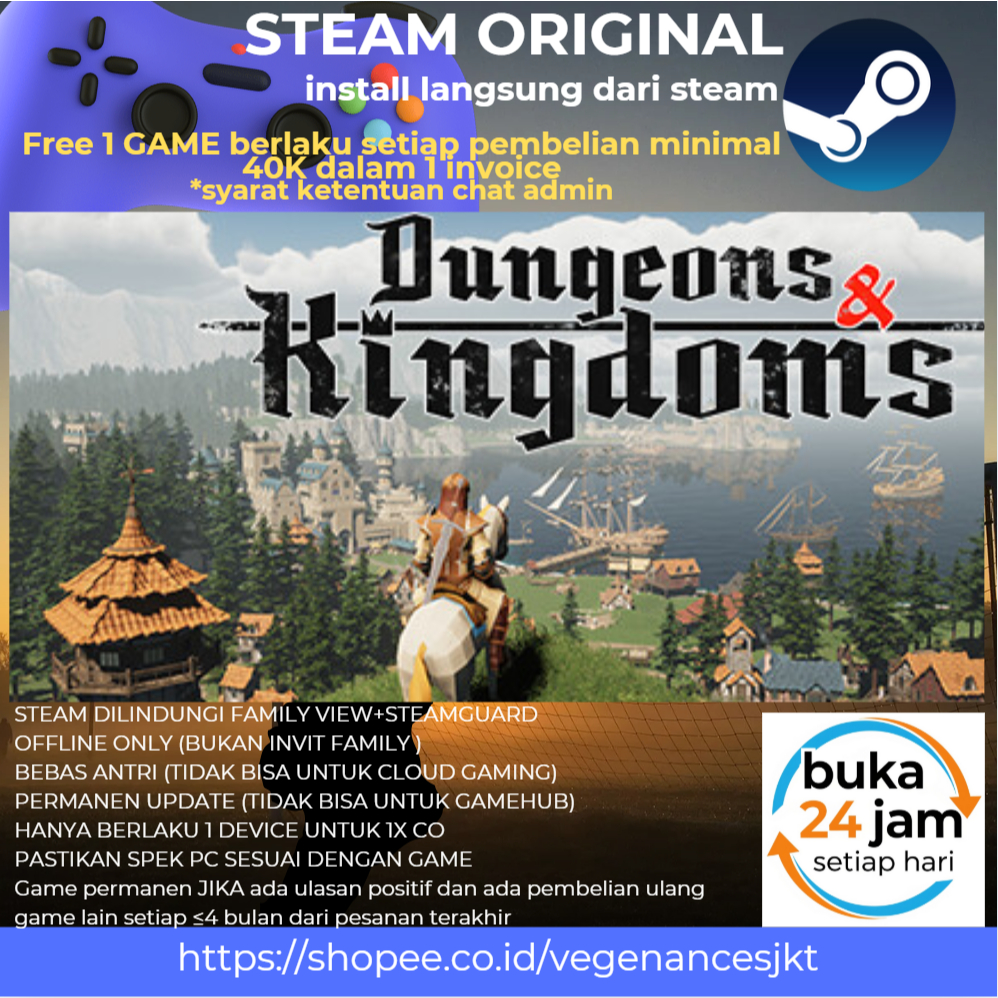 Jual Dungeons & Kingdoms Offline PC Game Original + Latest | Shopee ...
