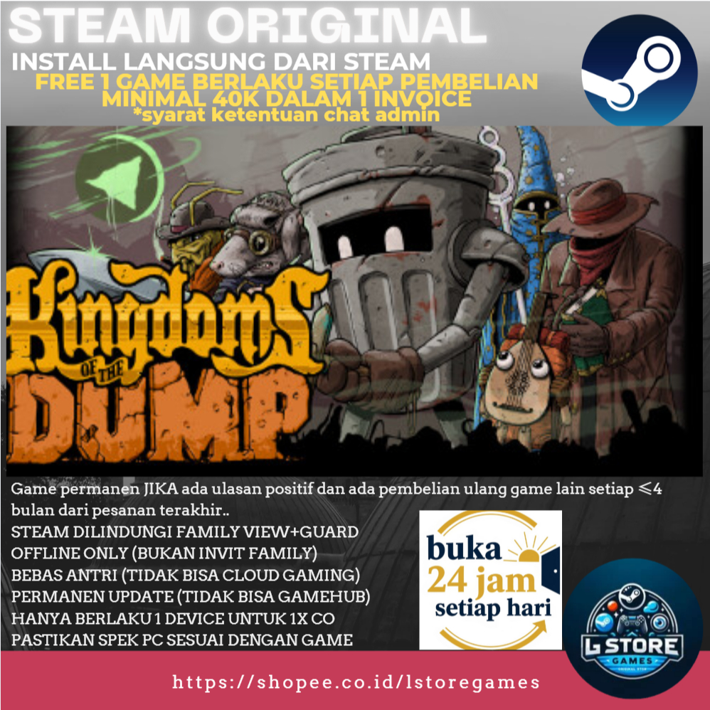 Jual Kingdoms of the Dump Offline Game PC Original | Shopee Indonesia