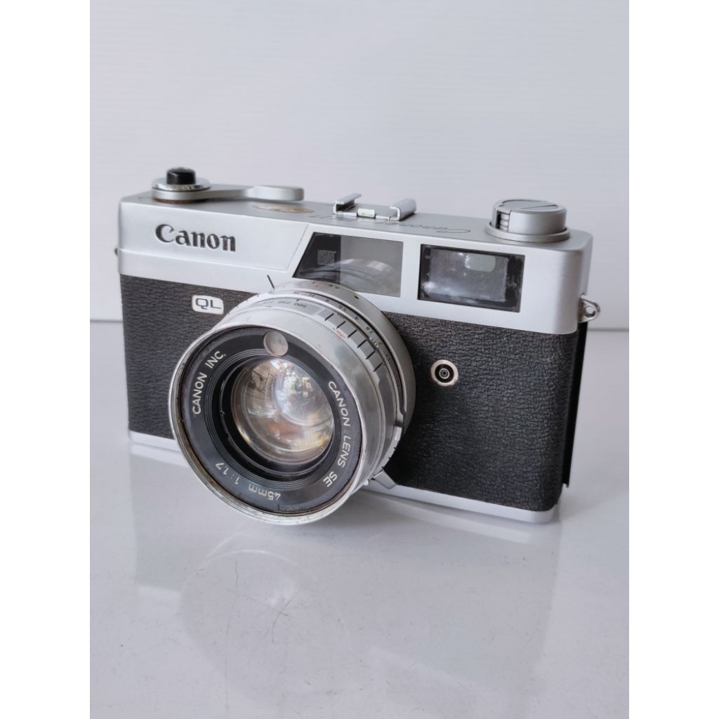 Jual Kamera analog vintage Canon QL Canonet QL17 canon lens se 45mm 1.7 ...