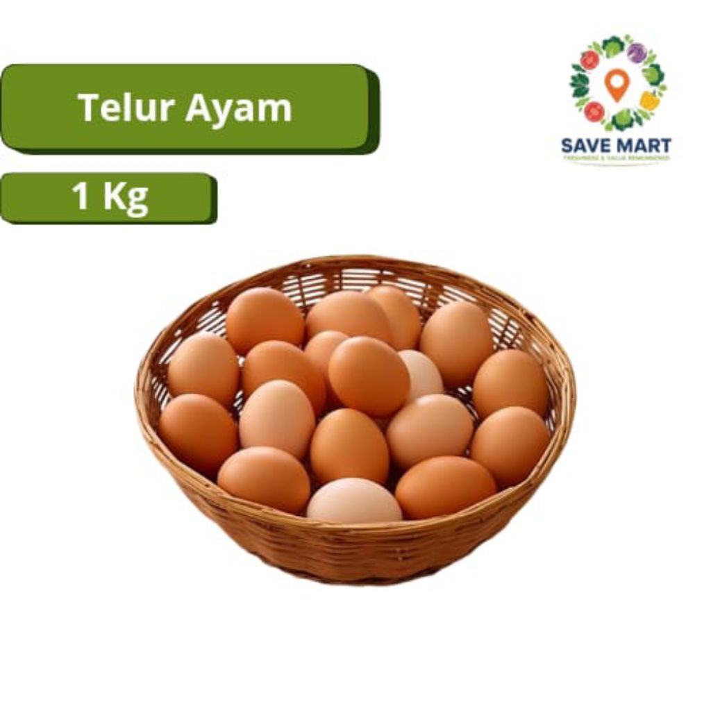 Jual Telur Ayam berkualitas 1 kg Fresh,Higienis,Sumber protein | Shopee ...