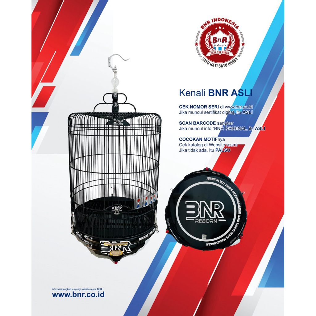 Jual SANGKAR MURAI BNR BLACK REBORN - ORIGINAL | Shopee Indonesia
