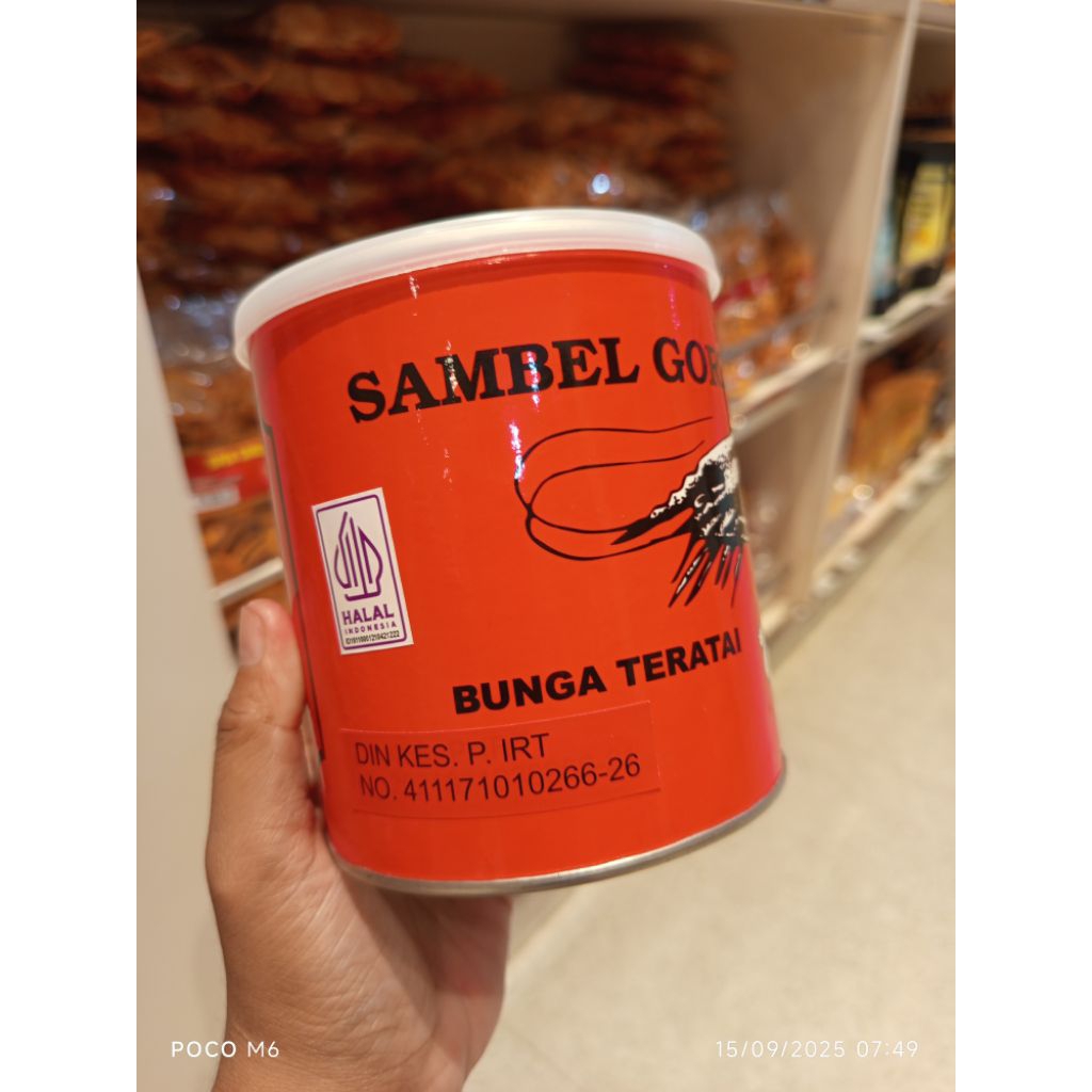 Jual SAMBAL GORENG UDANG BUNGA TERATAI 250GRAM | Shopee Indonesia