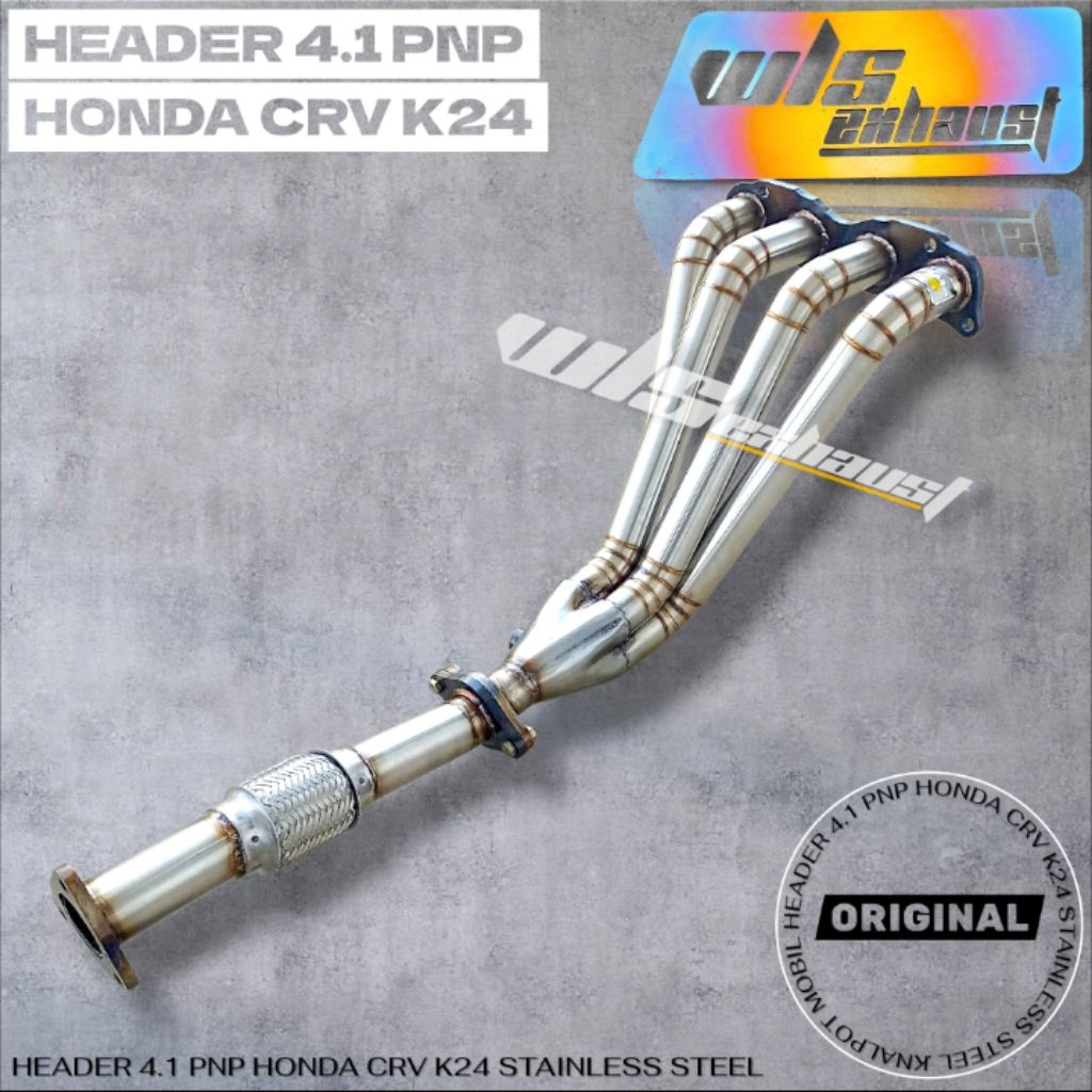 Jual HEADER HONDA CRV K20 K24 CIVIC FD2 TYPE 4.1 PNP WLS EXHAUST SYSTEM ...