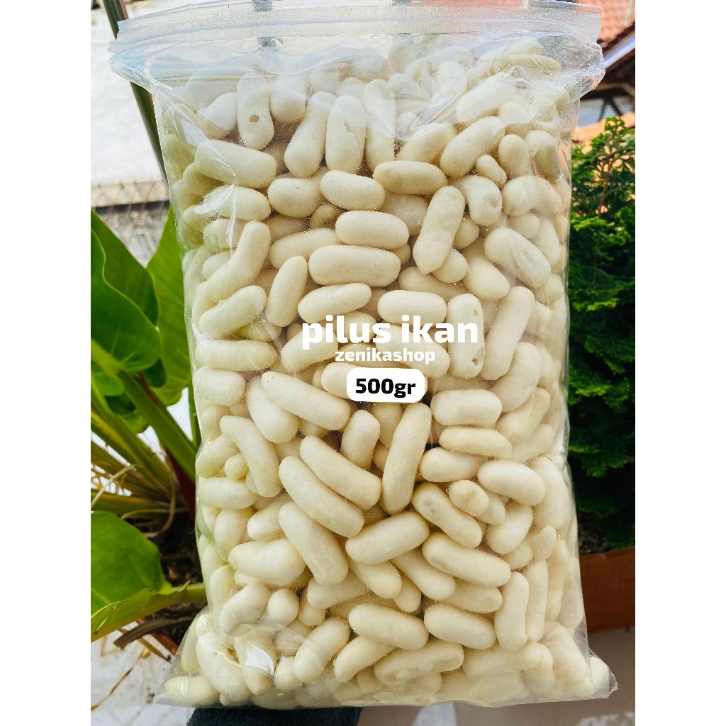Jual pilus telur/pilus ikan/pilus kapsul enak gurih renyah 1kg 500gr ...