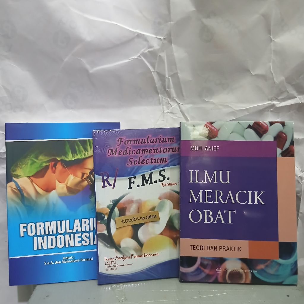 Jual PAKET 3 BUKU FARMASI TERMURAH ( IMO ) ILMU MERACIK OBAT - ( FOI ...