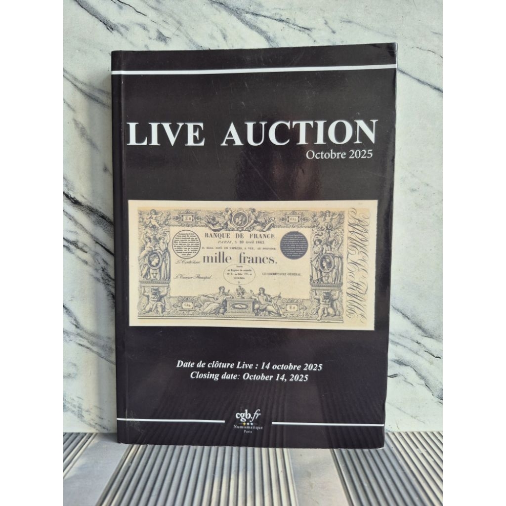 Jual Katalog Lelang Uang Kertas ( Live Auction ) October 2025 | Shopee ...