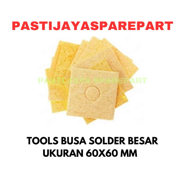 Jual TOOLS SPON SPONS PEMBERSIH MATA SOLDER UK 60X60MM/CLEANER SPONGE ...