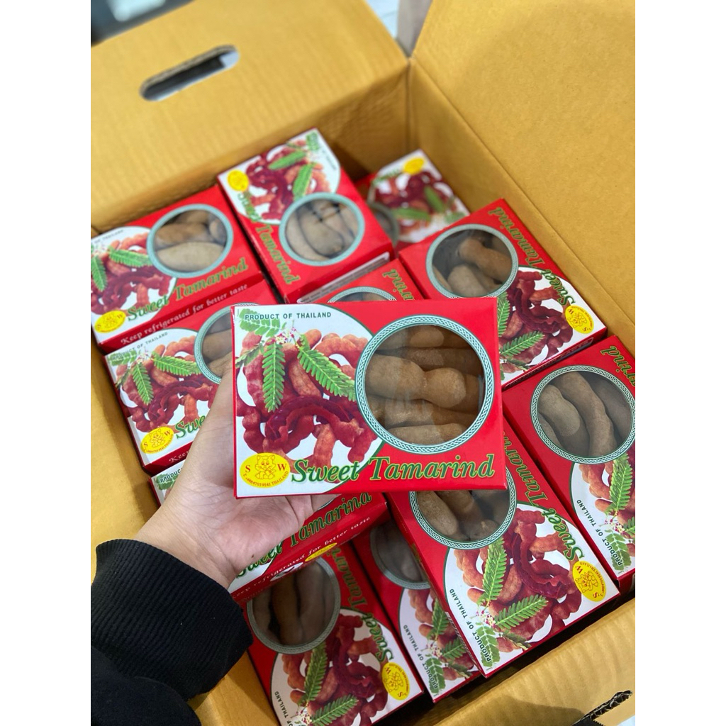Jual sweet tamarind manisan asem asam tamarin thailand per box 250gr ...