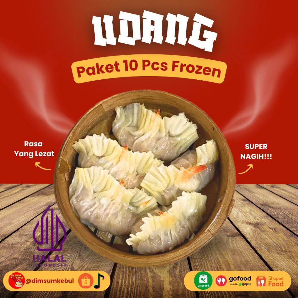 Jual DUMPLING UDANG FROZEN ISI 10 PCS | Shopee Indonesia