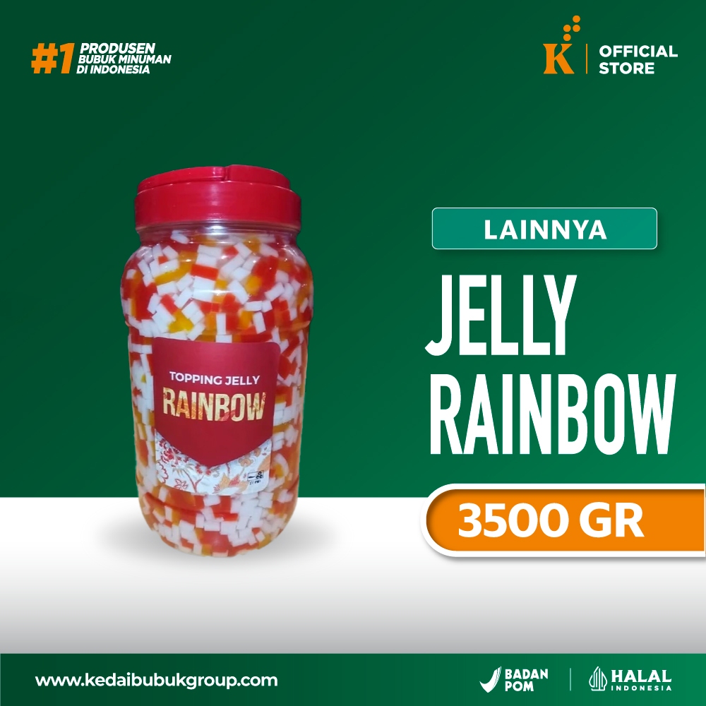 Jual Topping Jelly Rainbow 3,5 kg | Shopee Indonesia