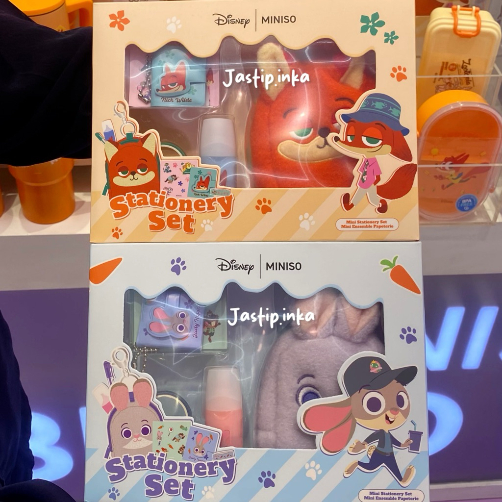 Jual Miniso x Zootopia - Stationery set judy nick zootopia | Shopee ...