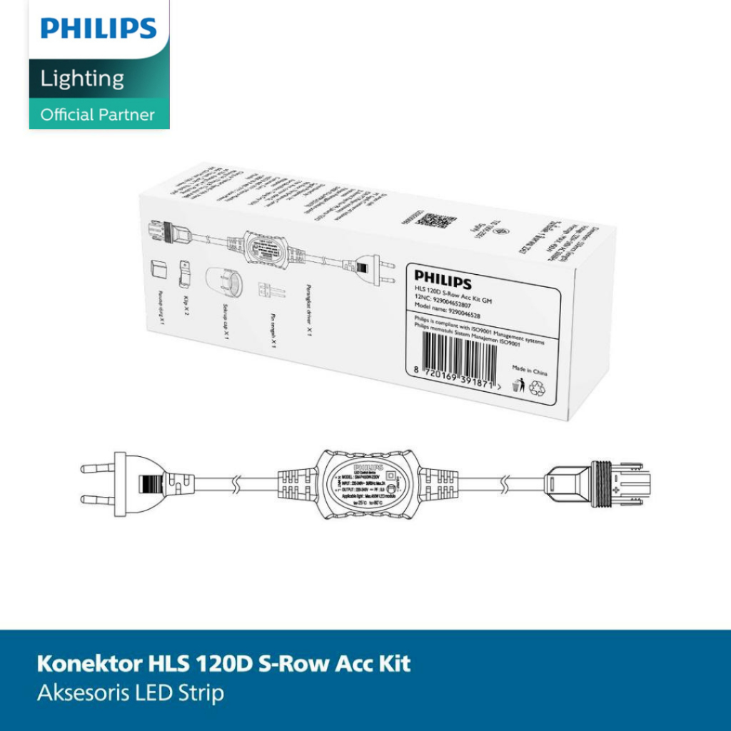 Jual Philips Konektor HLS 120D S-Row Acc Kit Aksesori LED Strip GM High ...