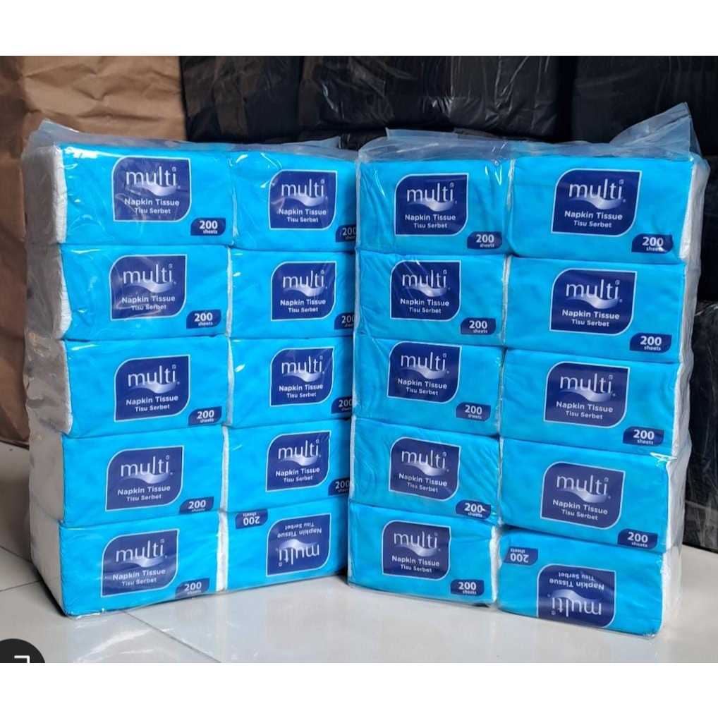 Jual [1pack isi 10pcs] Tissue MULTI/TESSA NAPKIN serbet ukuran kecil ...