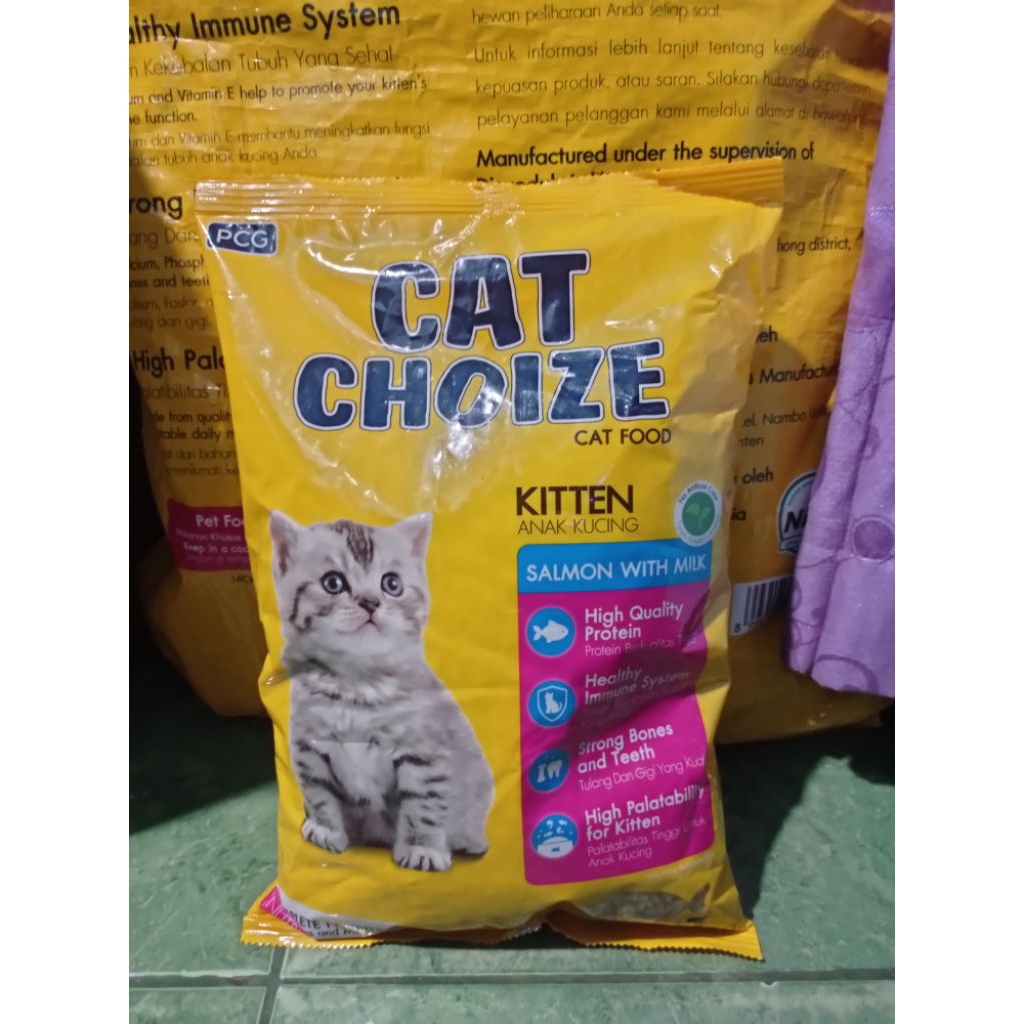 Jual Cat Choize || for KITTEN Salmon with milk 1kg | Shopee Indonesia