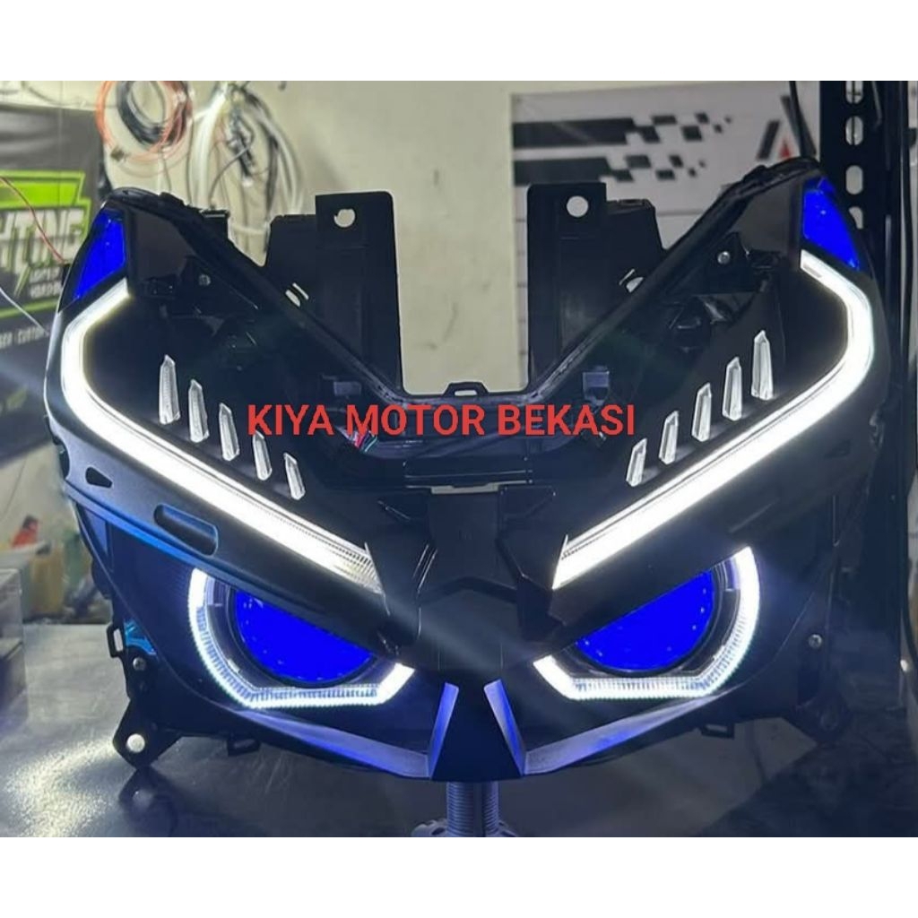 Jual HEADLAMP VARIO LED NEW ALIS RGB ANDROID | Shopee Indonesia
