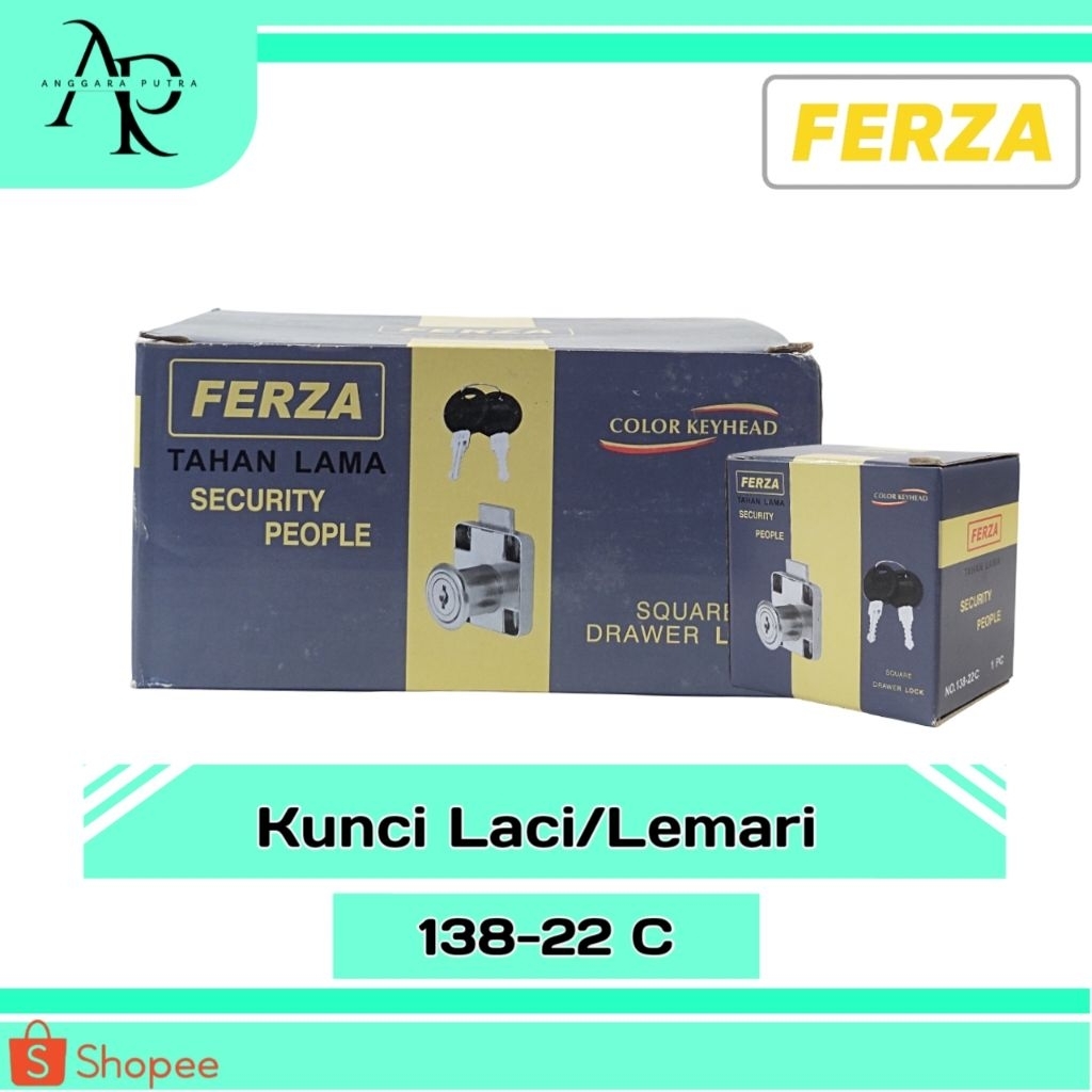 Jual Kunci Laci/Lemari FERZA 1BOX ABU ABU | Shopee Indonesia
