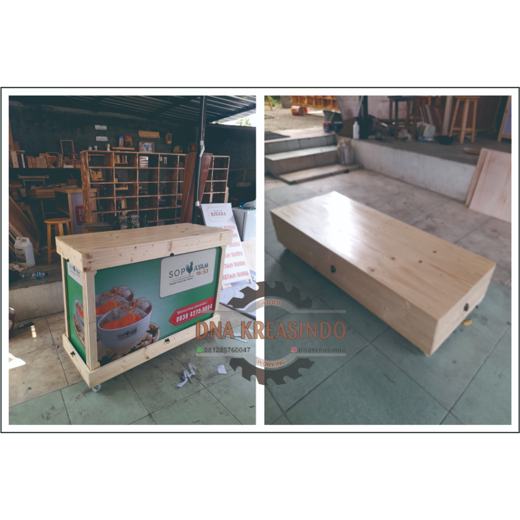 Jual meja booth jualan lipat koper portable | Shopee Indonesia