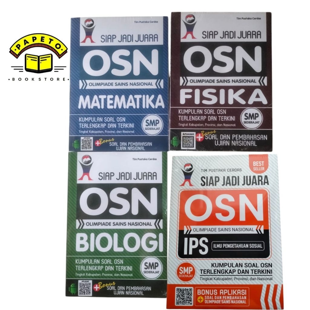 Jual BUKU SOAL SOAL OSN SMP ( BIOLOGI -FISIKA MATEMATIKA ) | Shopee ...
