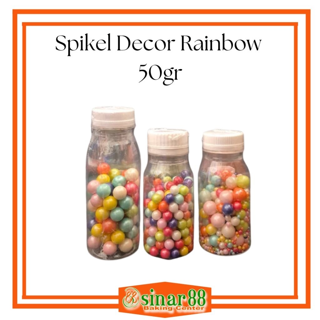 Jual SPIKEL DECOR RAINBOW 50GR | Shopee Indonesia