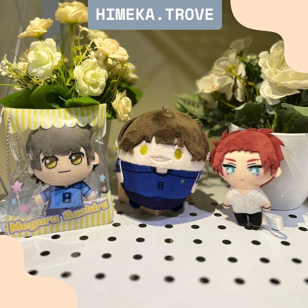 Jual Blue Lock Plush Mascot Itoshi Sae & Jinpachi Ego Chibi | Shopee ...